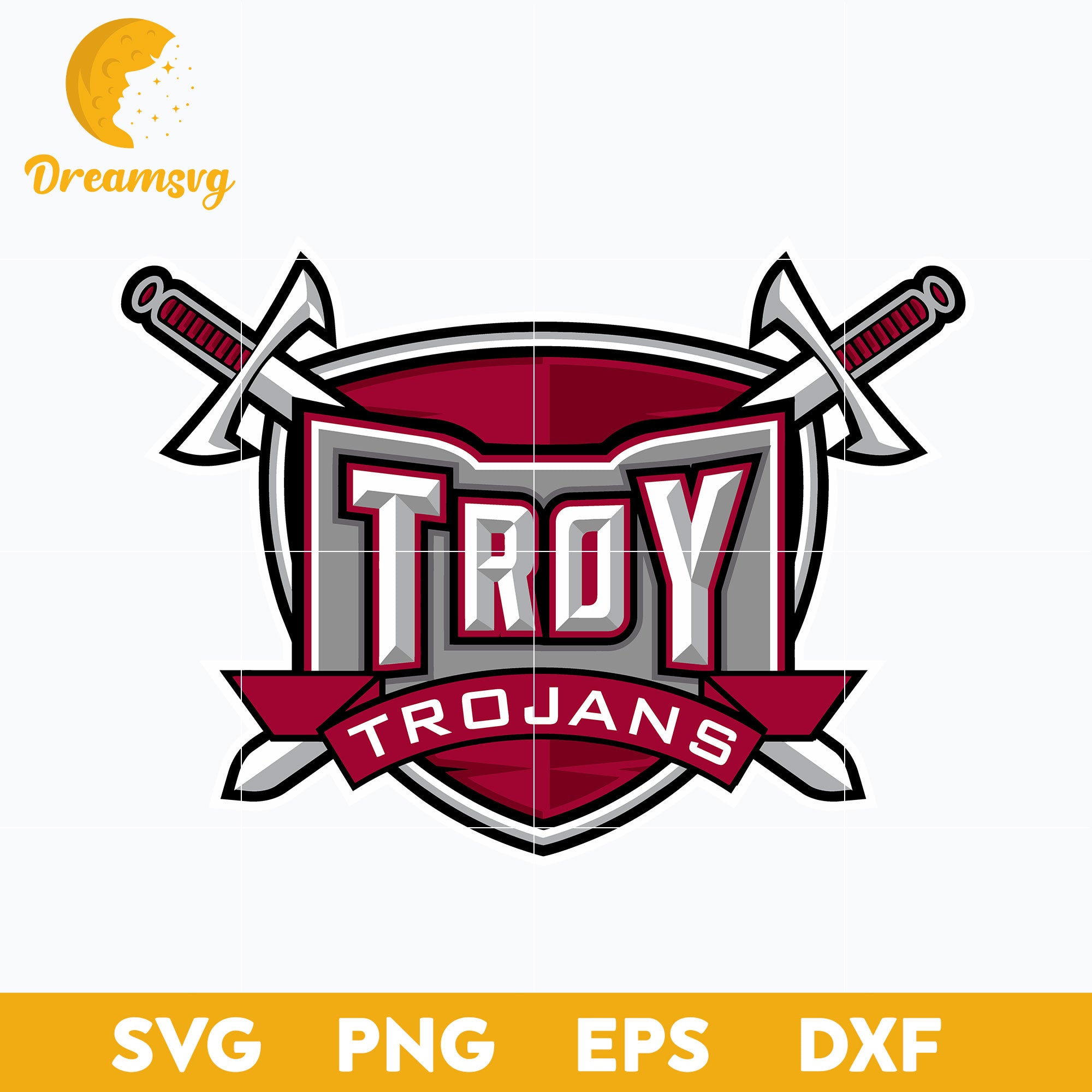 Troy Trojans Svg, Logo Ncaa Sport Svg, Ncaa Svg, Png, Dxf, Eps Downloa ...