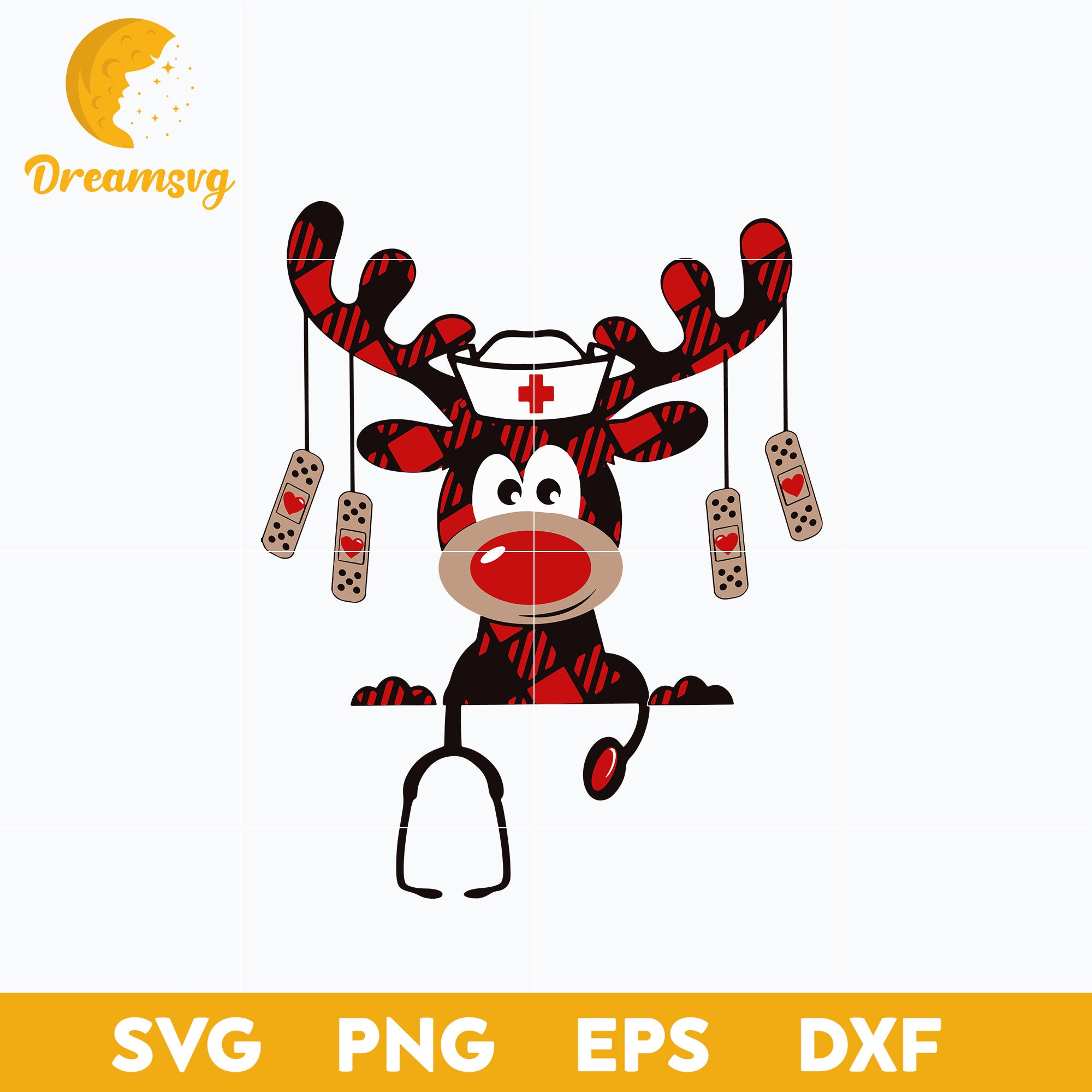 Christmas Nurse SVG, Christmas SVG, PNG DXF EPS Digital File ...