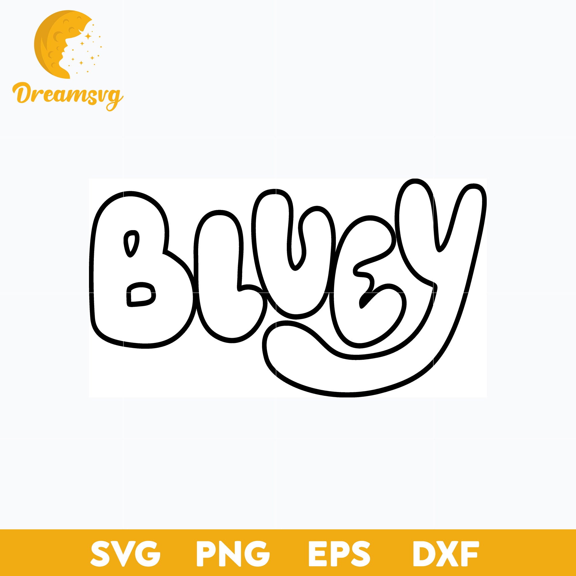 Logo bluey svg, Bluey Vector, Bluey Alphabeth, Bluey Cutfile, Bluey Cl ...