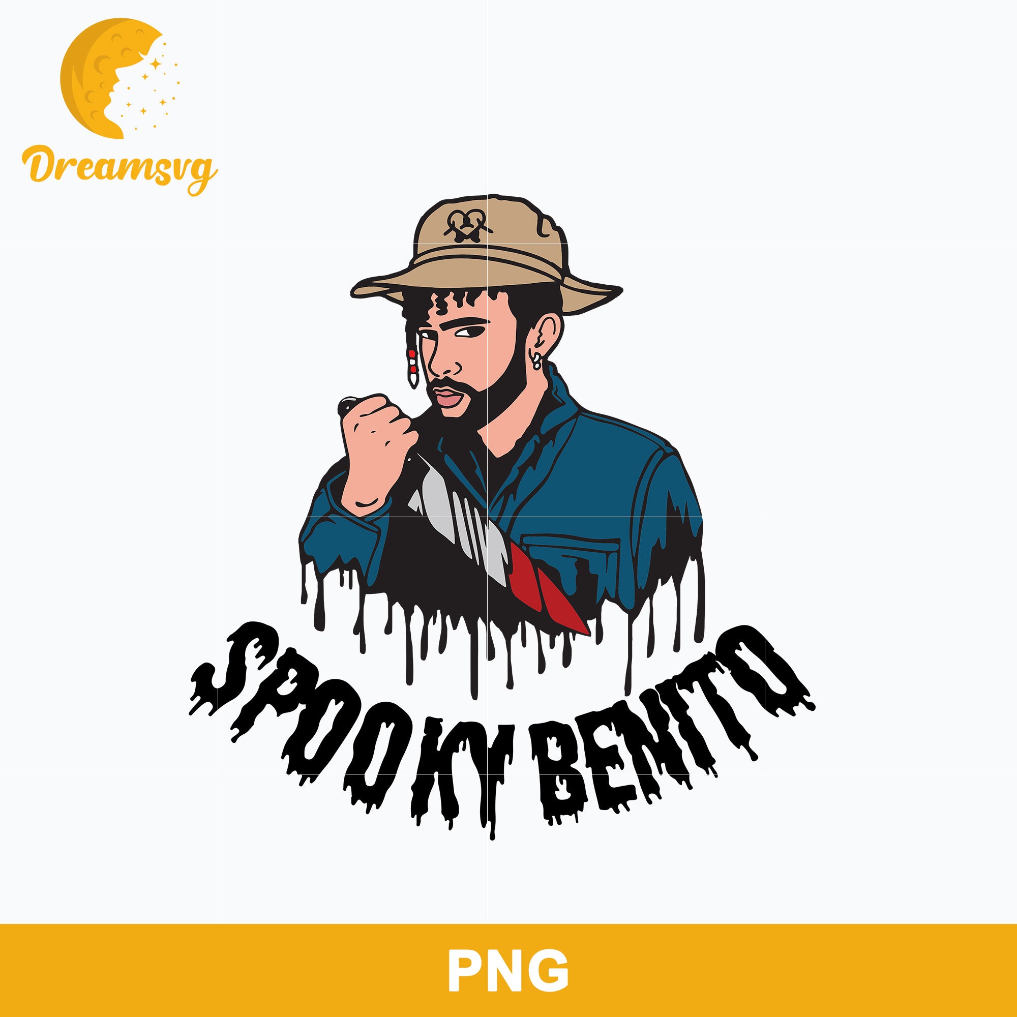 Bad Bunny Michael Myers Png, Spooky Benito Png Digital file BHLW24 – DreamSVG Store