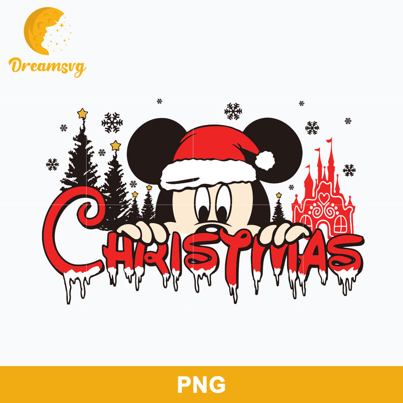 Mickey Mouse Christmas PNG, Christmas PNG Digital File.