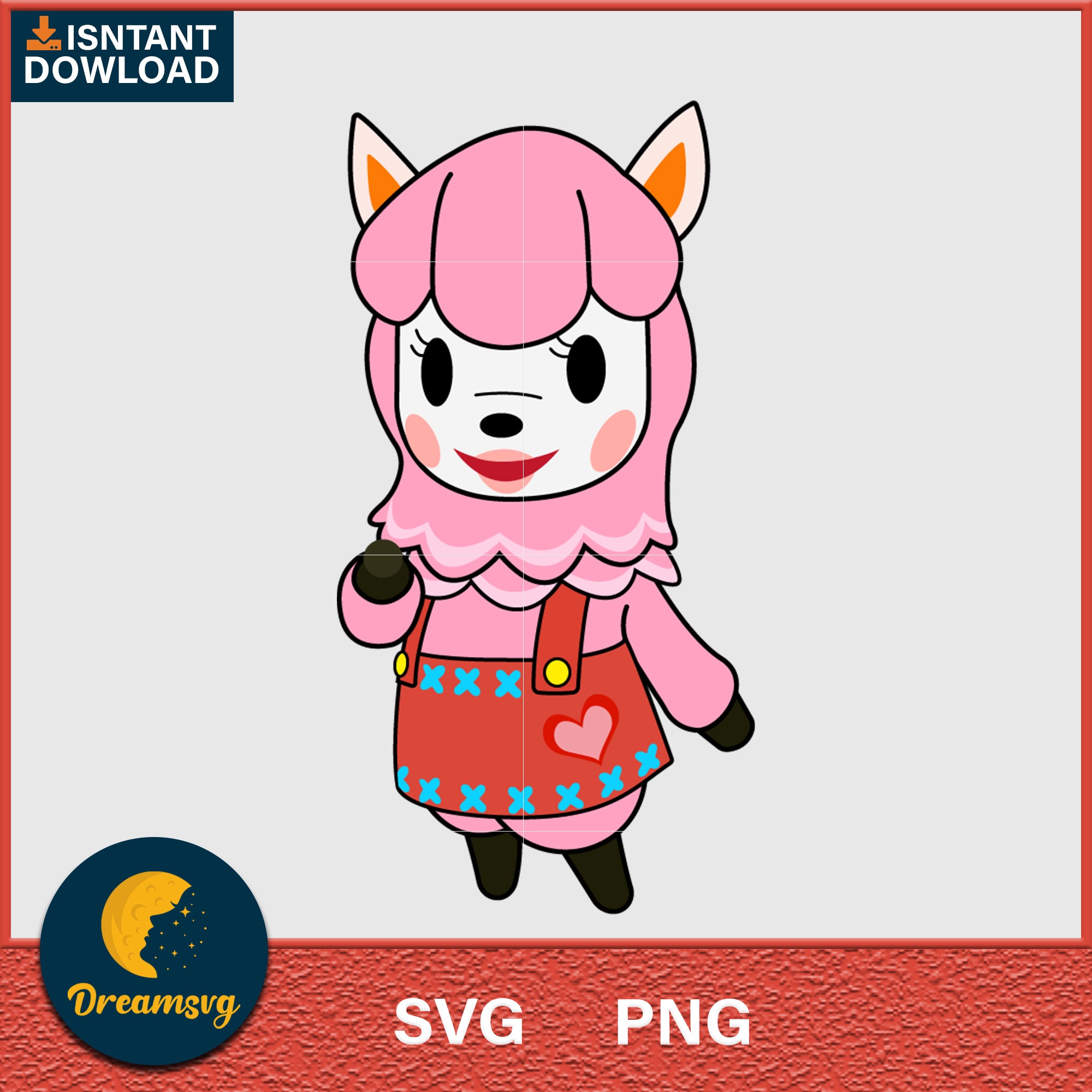 Reese Animal Crossing Svg, Animal Crossing Svg, Animal Crossing Png, C ...