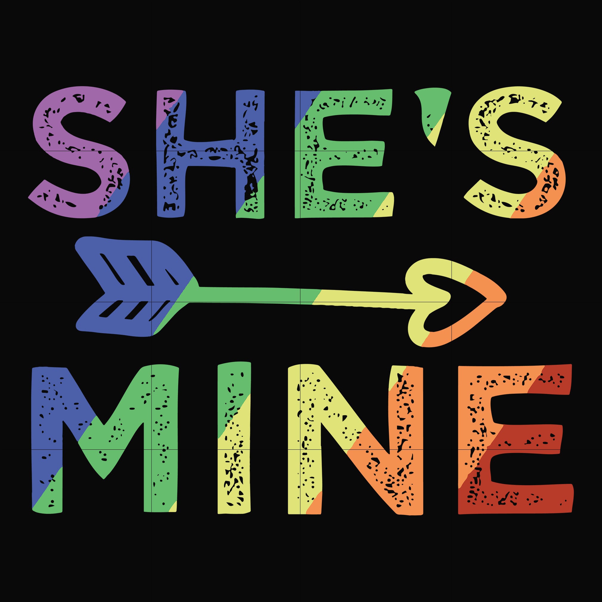 she is mine svg, png, dxf, eps digital file OTH0020 – DreamSVG Store