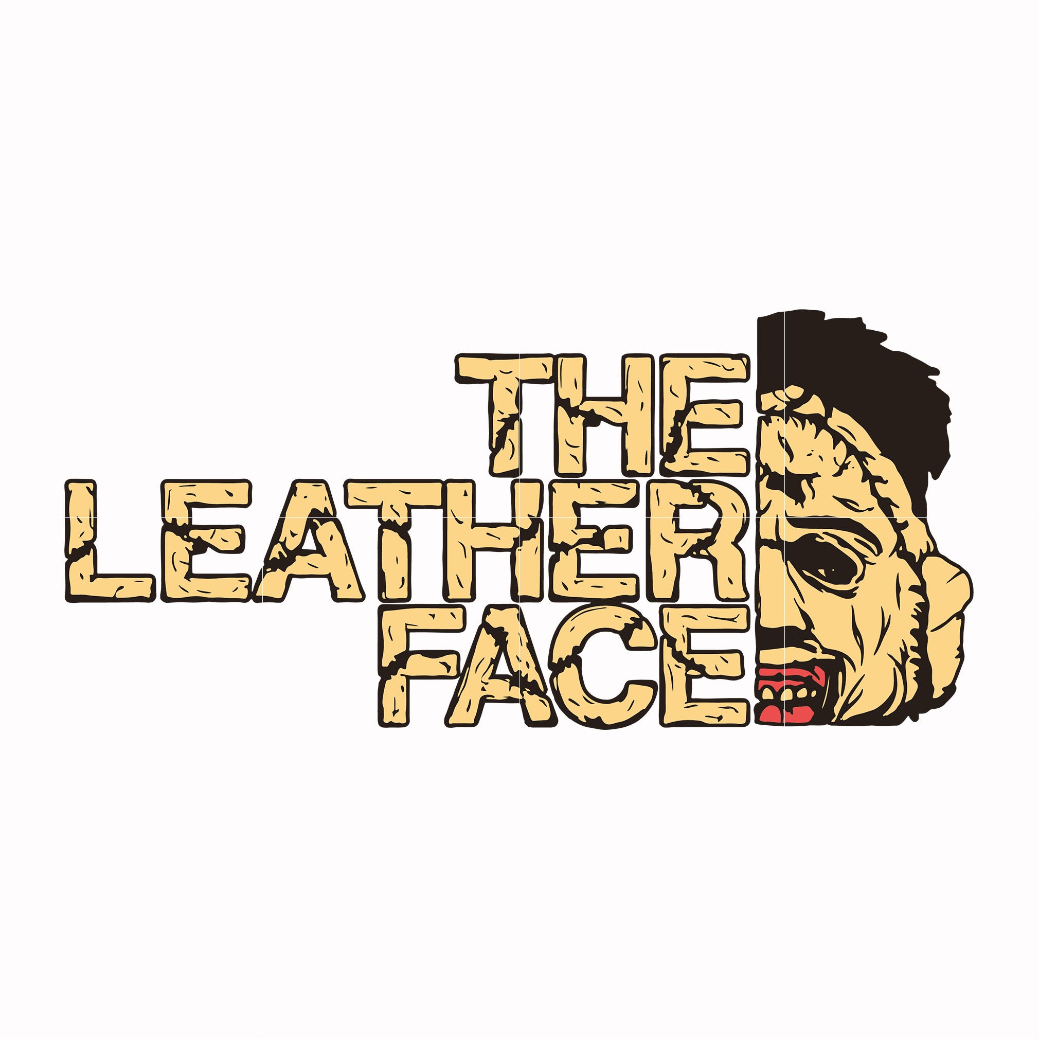 The leather face svg, png, dxf, eps digital file HLW0172 – DreamSVG Store