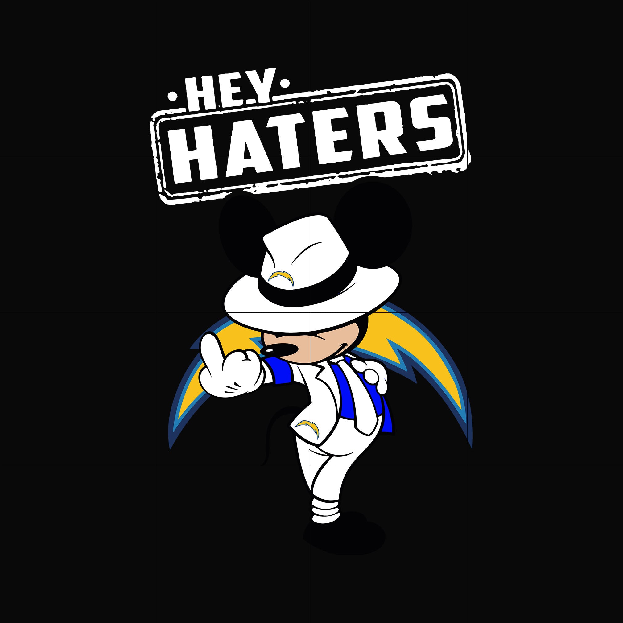 Hey haters Chagers svg, png, dxf, eps digital file HLW0237 – DreamSVG Store