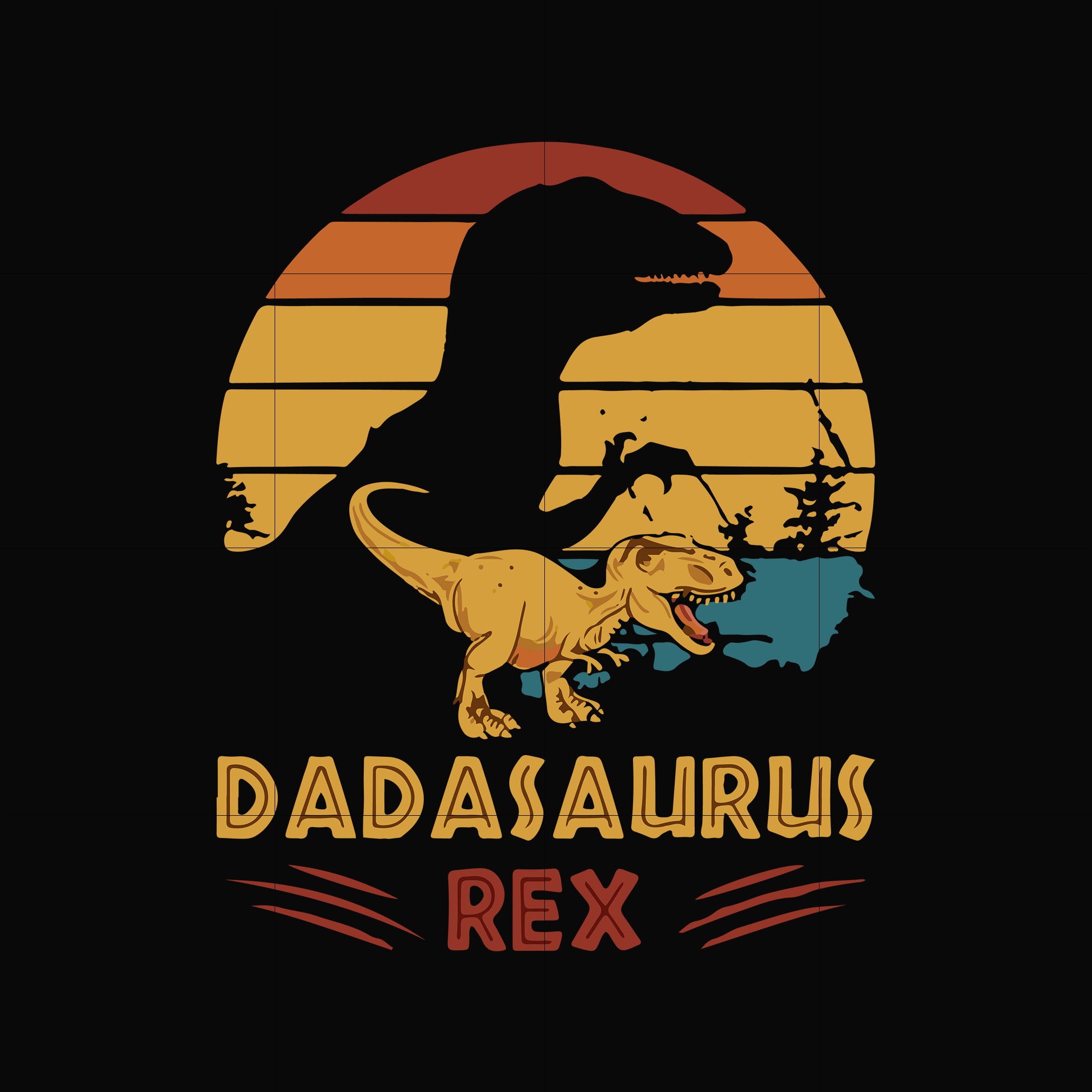 dadasaurus rex svg, png, dxf, eps, digital file FTD154 – DreamSVG Store