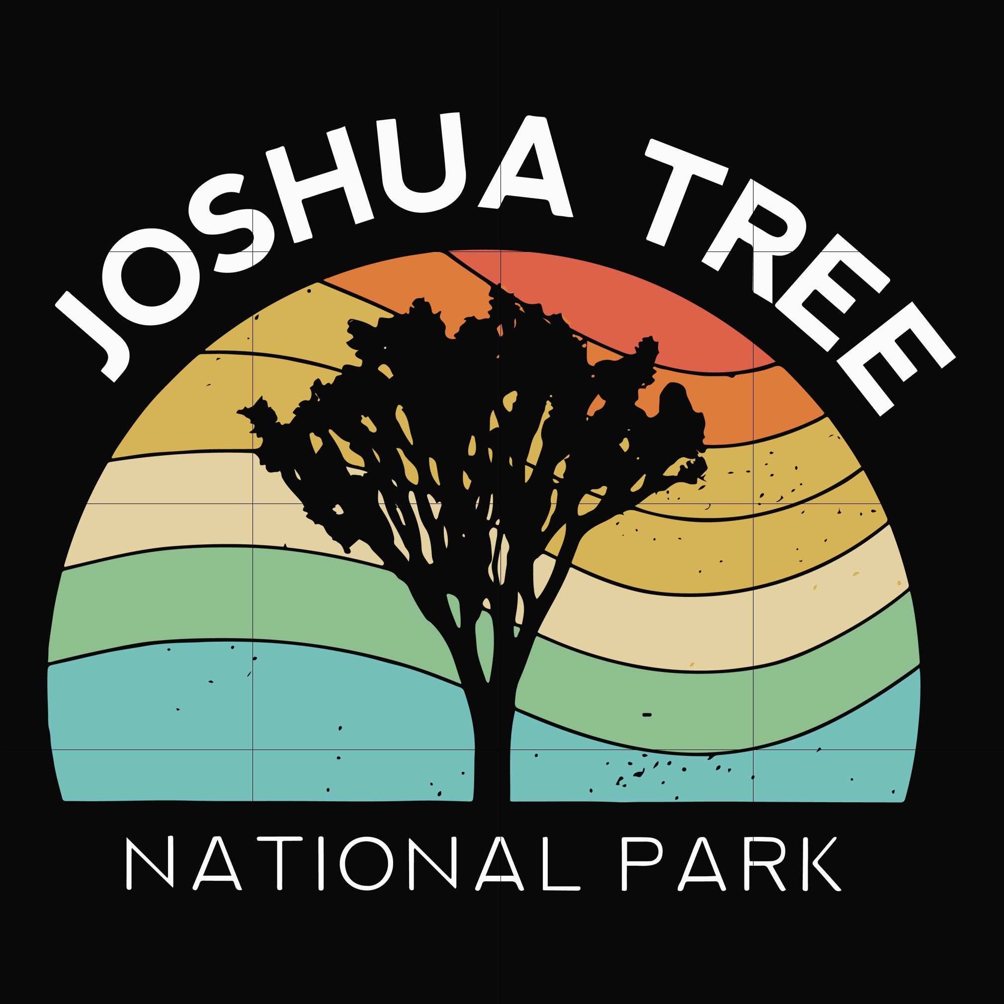 Joshua tree national park svg, png, dxf, eps digital file CMP048 ...