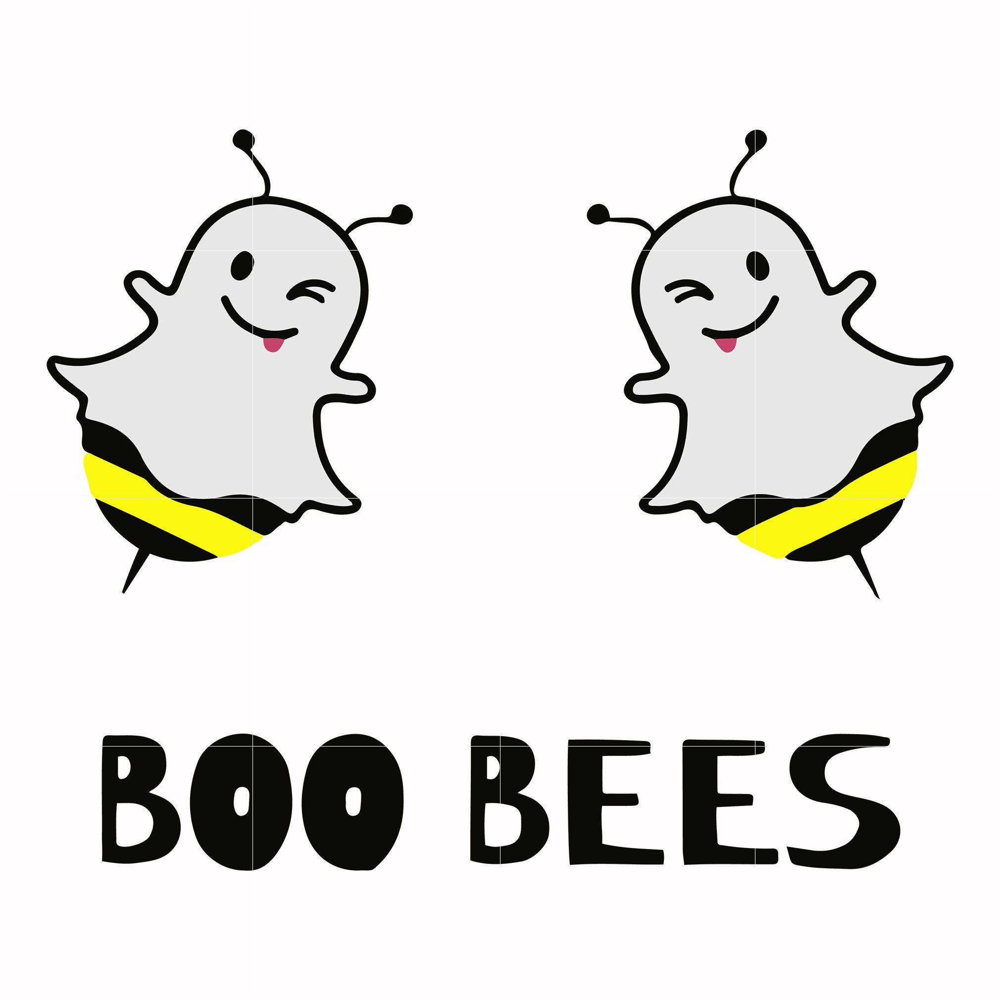 BOO BEES svg, halloween svg, png, dxf, eps digital file HLW0009