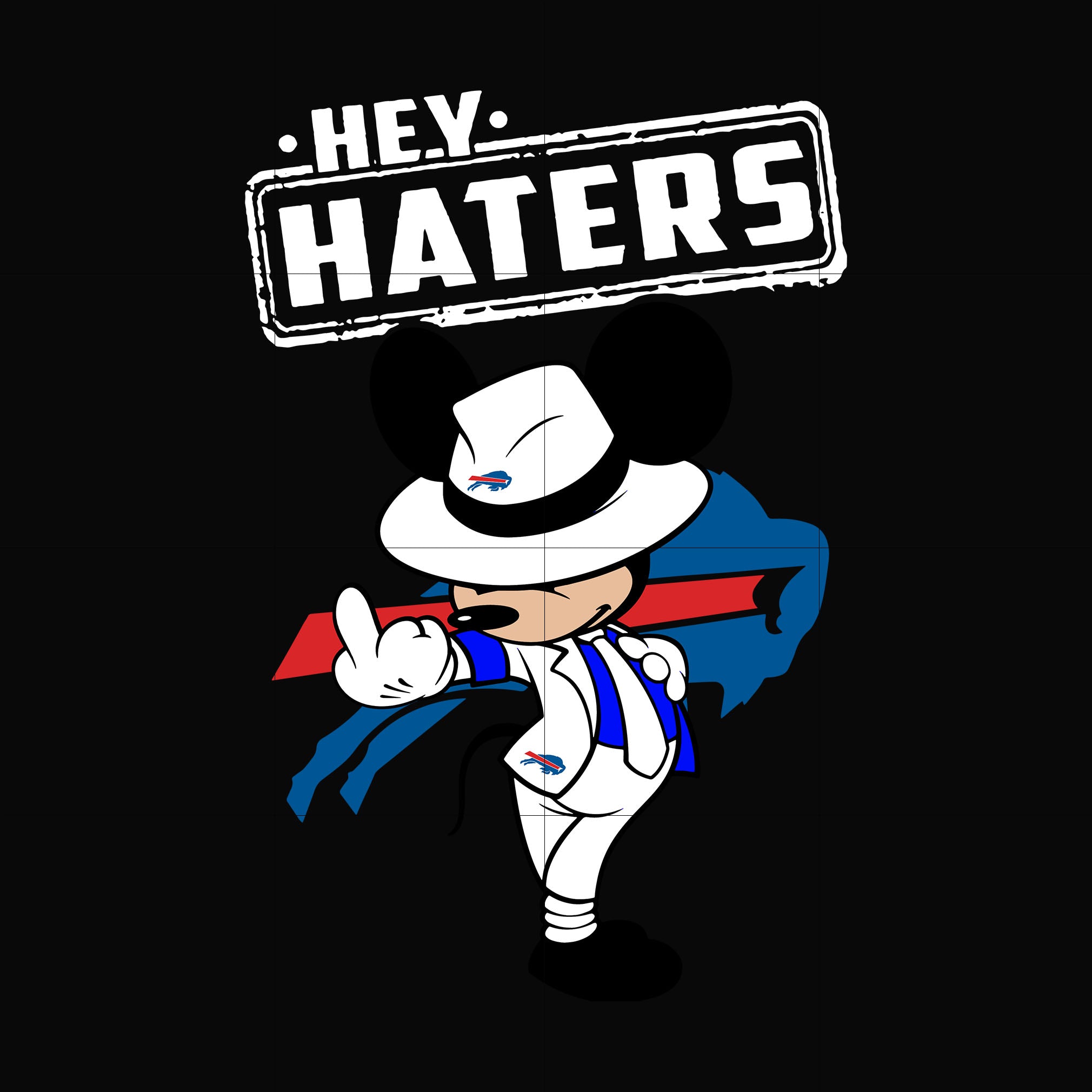 Hey haters Bills svg, png, dxf, eps digital file HLW0250 – DreamSVG Store