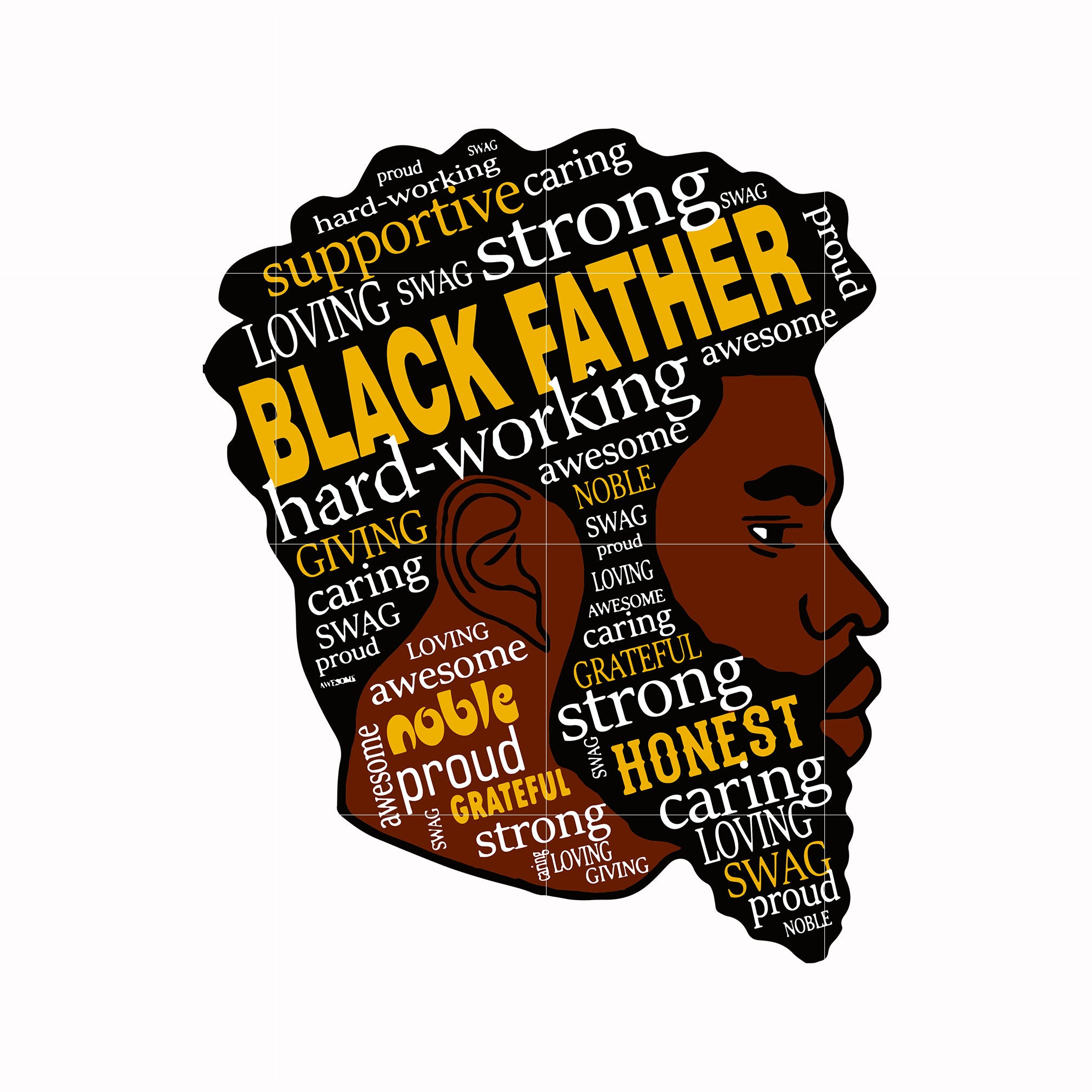 Black father svg, png, dxf, eps digital file TD136 – DreamSVG Store