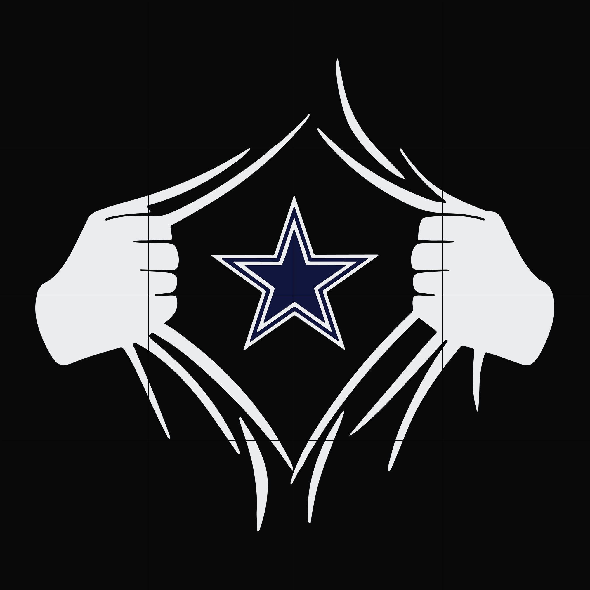 Cowboys superman, svg, png, dxf, eps file NFL0000110 – DreamSVG Store
