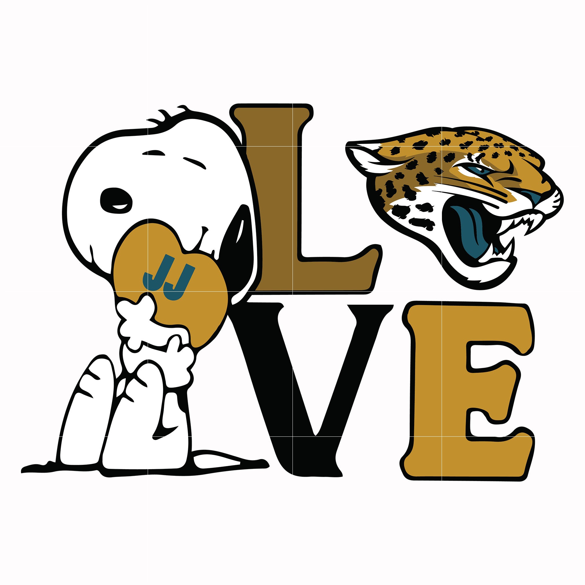snoopy love Jacksonville Jaguars svg, png, dxf, eps digital file TD14 – DreamSVG Store