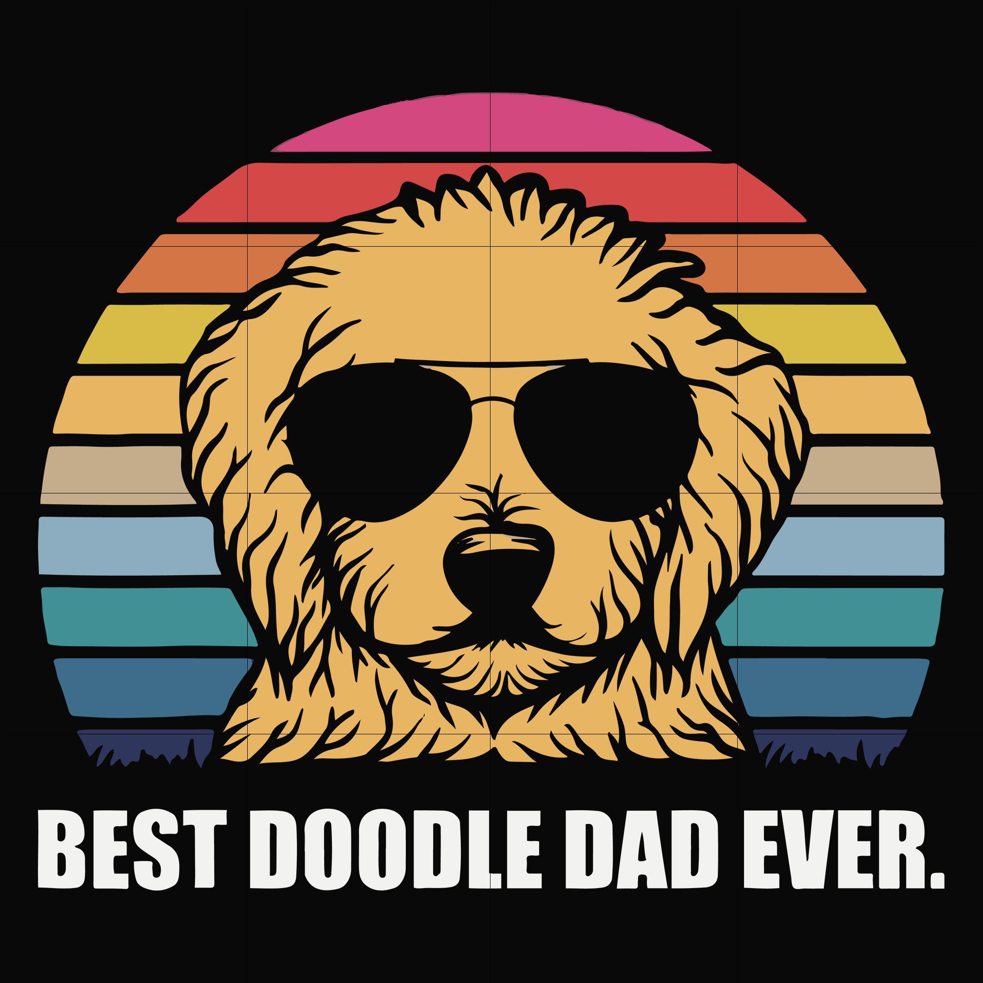 Best doodle dad ever svg, png, dxf, eps file FN000966 – DreamSVG Store