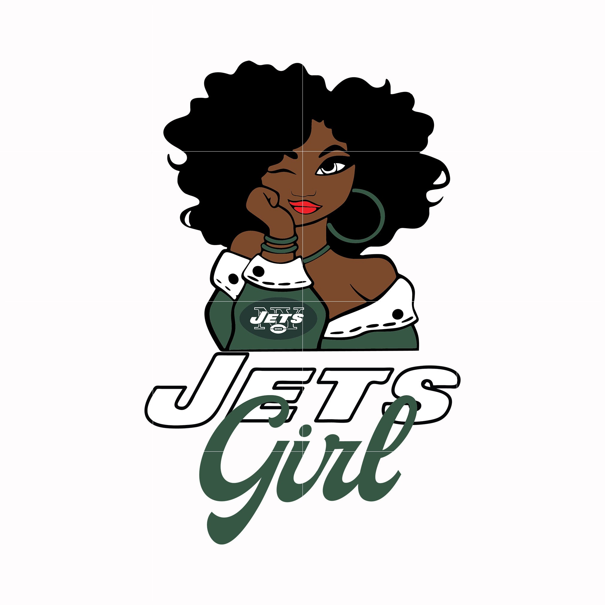 Jets Girl svg, png, dxf, eps digital file NNFL06070016 – DreamSVG Store