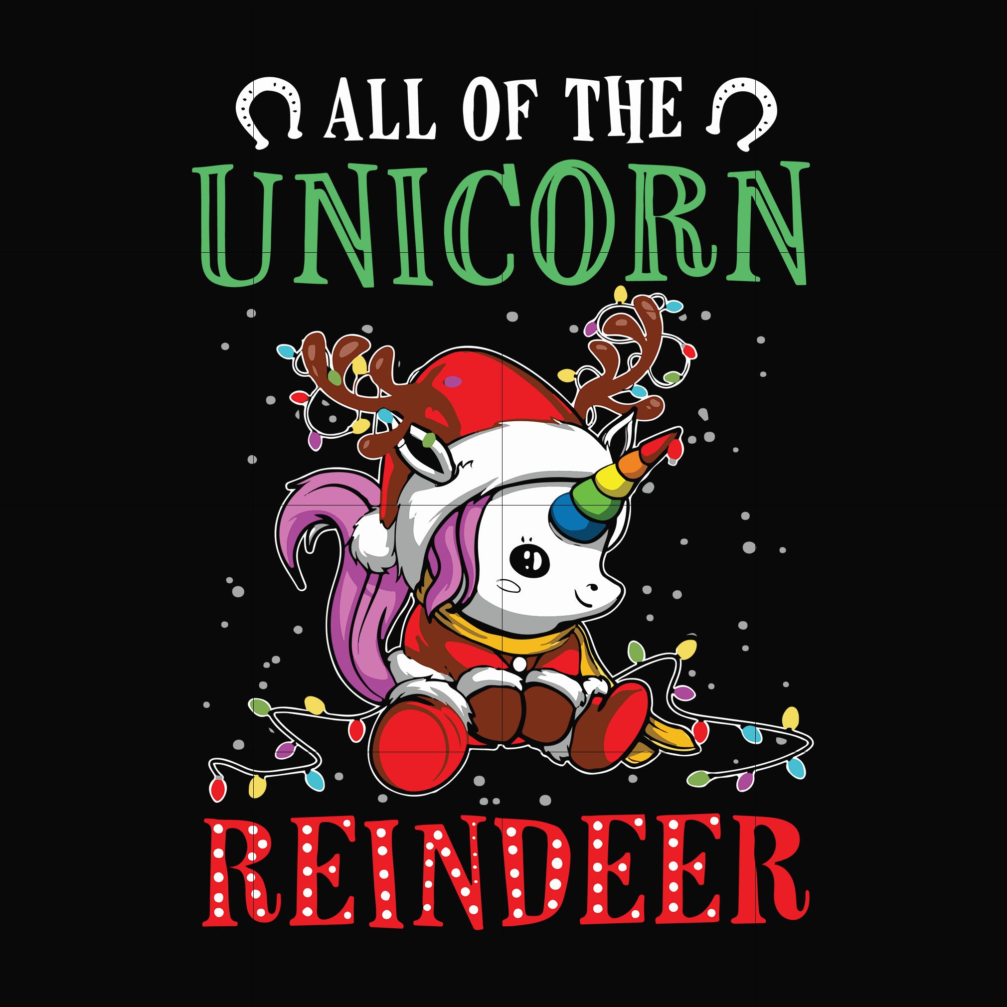 All of the unicorn reindeer svg, unicorn svg, christmas svg, png, dxf ...