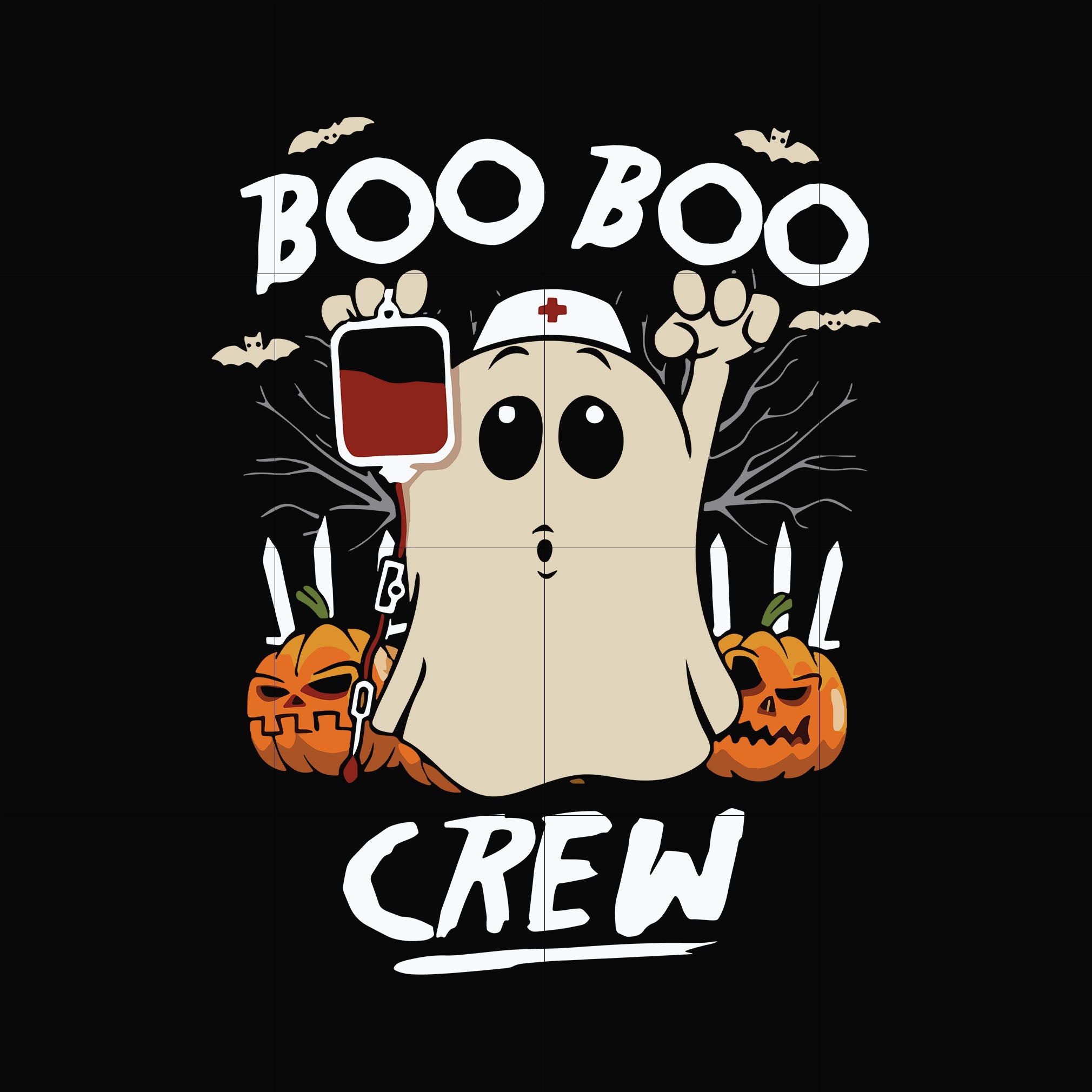 Boo boo crew svg, png, dxf, eps digital file HLW0097 – DreamSVG Store