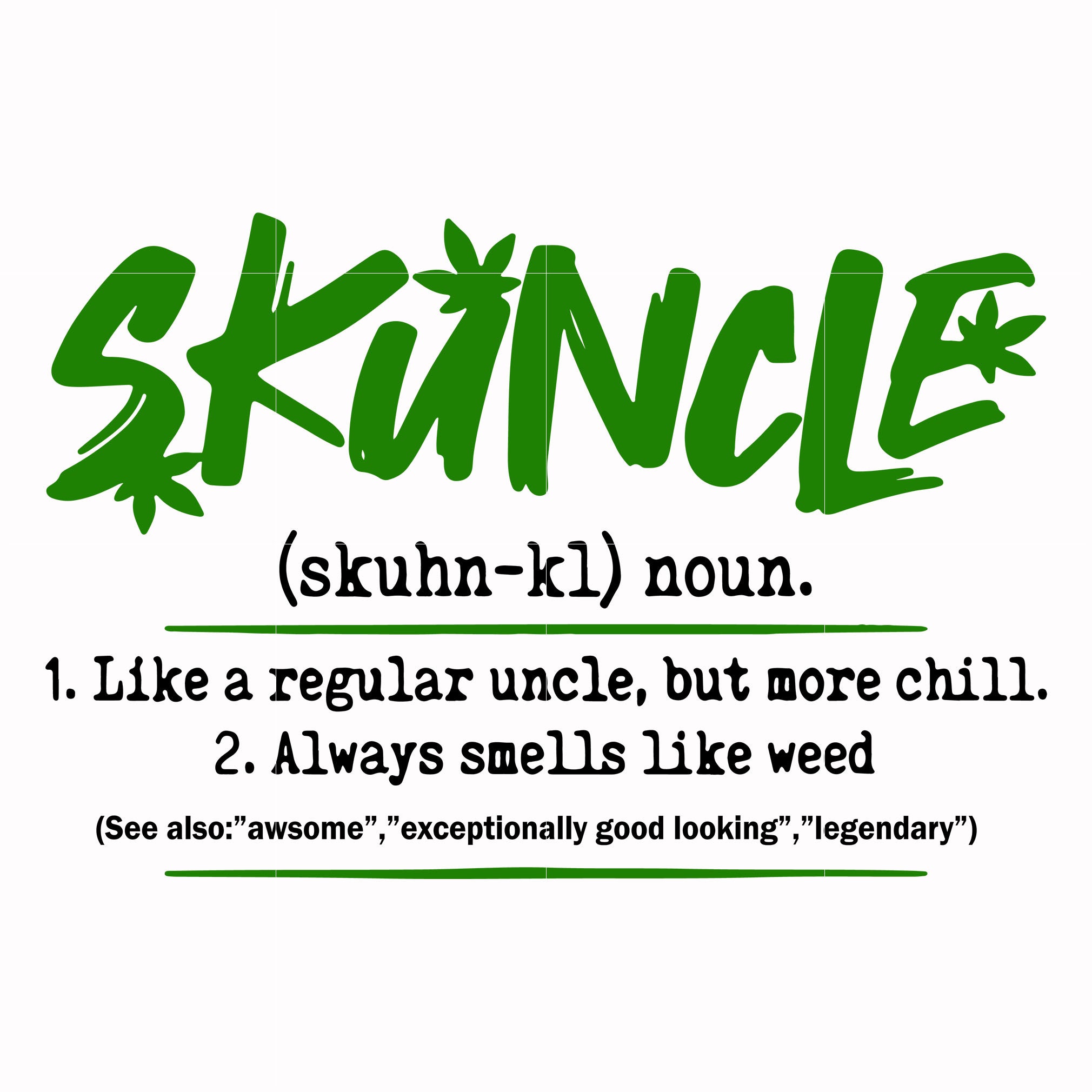 Skuncle svg, png, dxf, eps digital file TD144 – DreamSVG Store